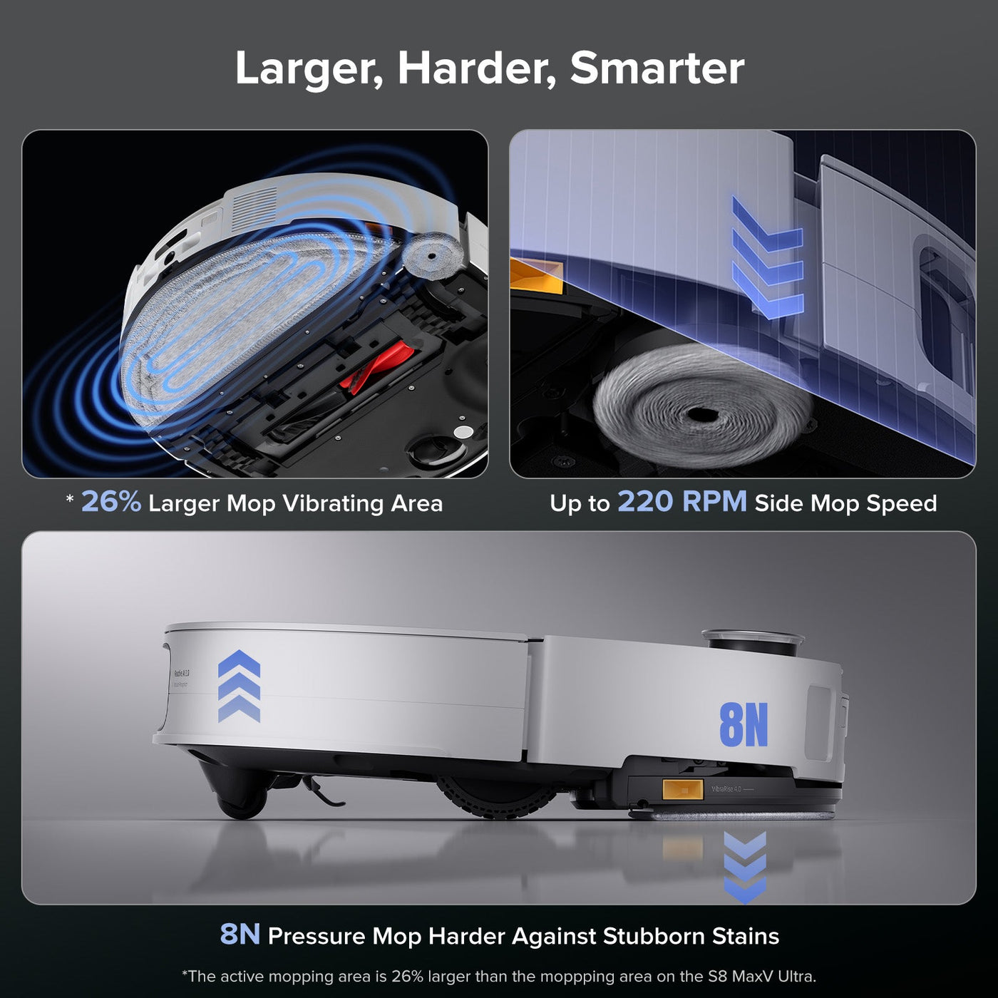 Roborock Saros 10 Robot Vacuum With Dual Anti Tangle System Upgraded F